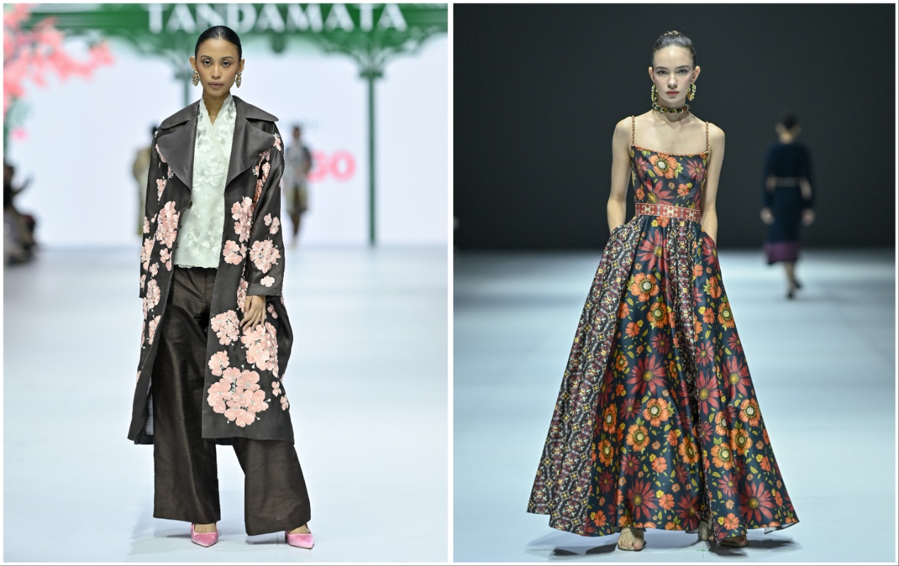 Motif Bunga Mempercantik Runway Jakarta Fashion Week 2025
